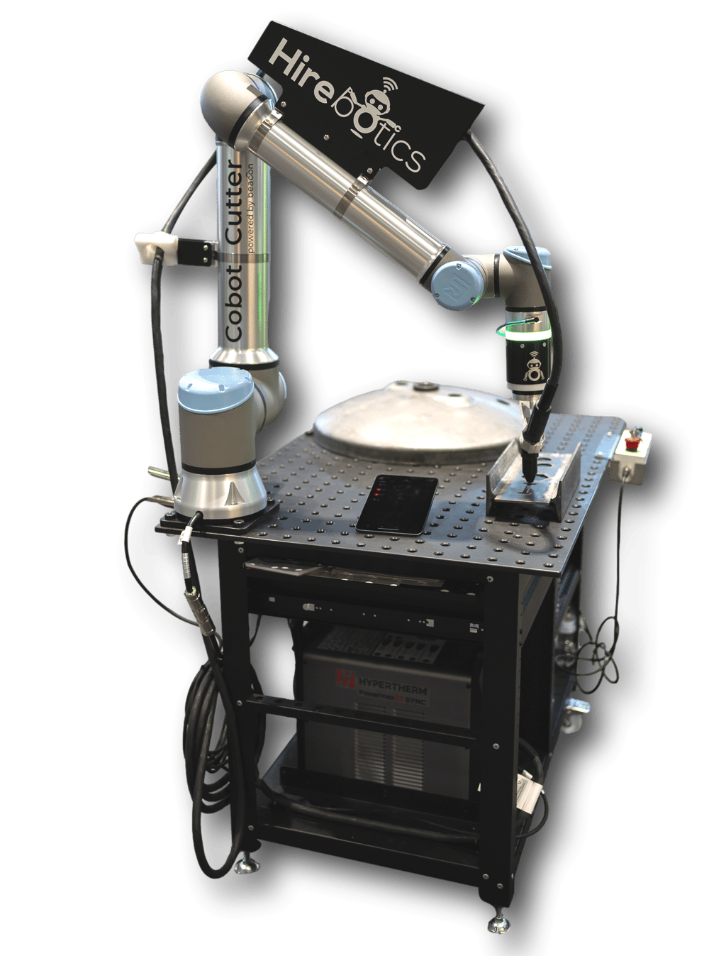 Cobot Cutter | Robotic Plasma Cutting | Easy Programming with Your Phone Cobot Cutter | Robotic Plasma Cutting | Easy Programming with Your Phone
